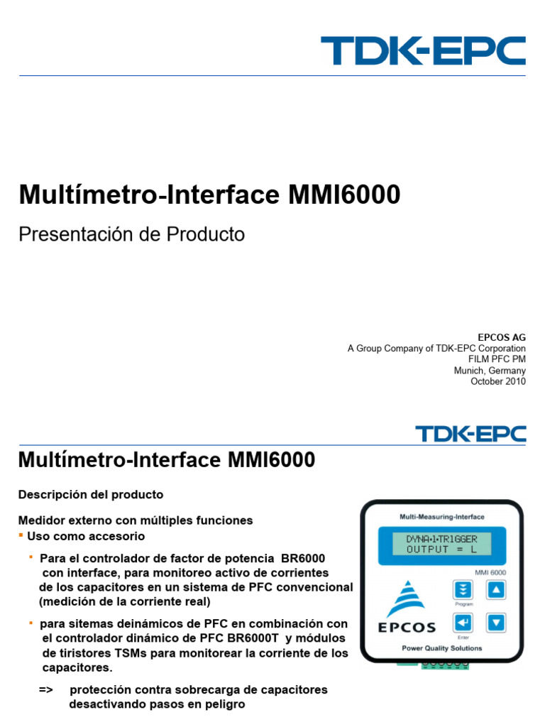 10 TDK Epc - Mmi6000 - Oct2010 Esp | PDF