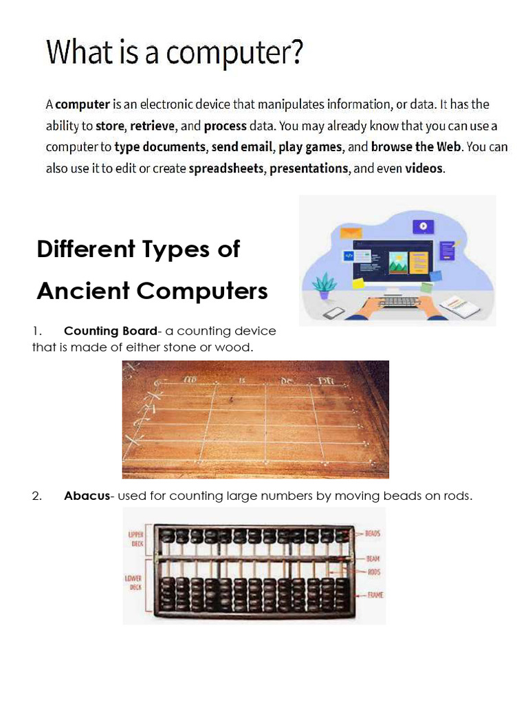 Ict Lesson 1 And 2 Pdf