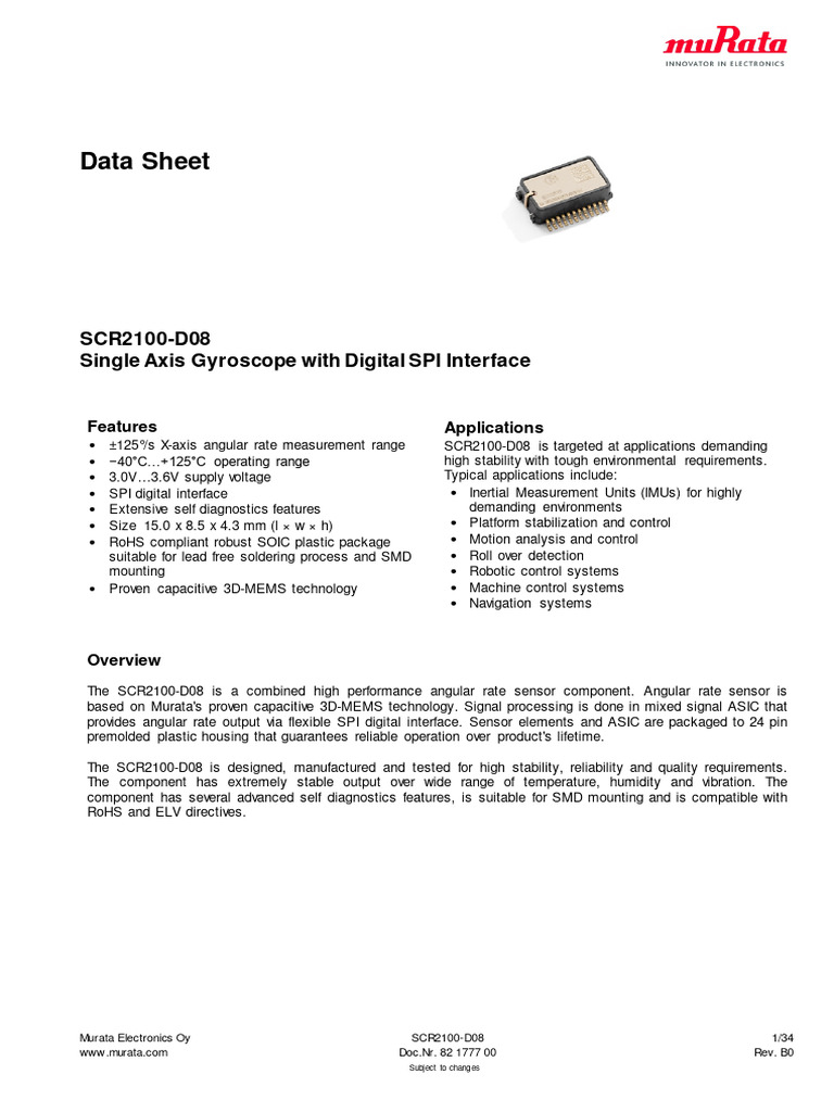SCR-2100 Datasheet | PDF | Manufactured Goods | Electrical Engineering