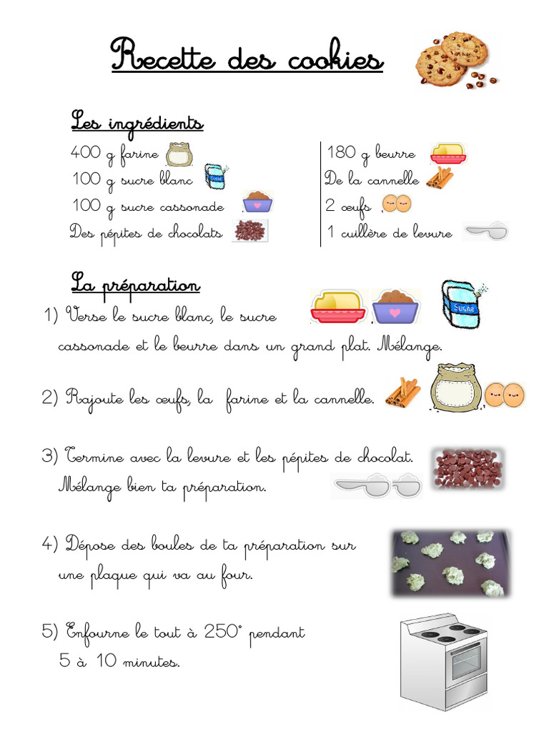 Recette de cookies maison faciles | PDF