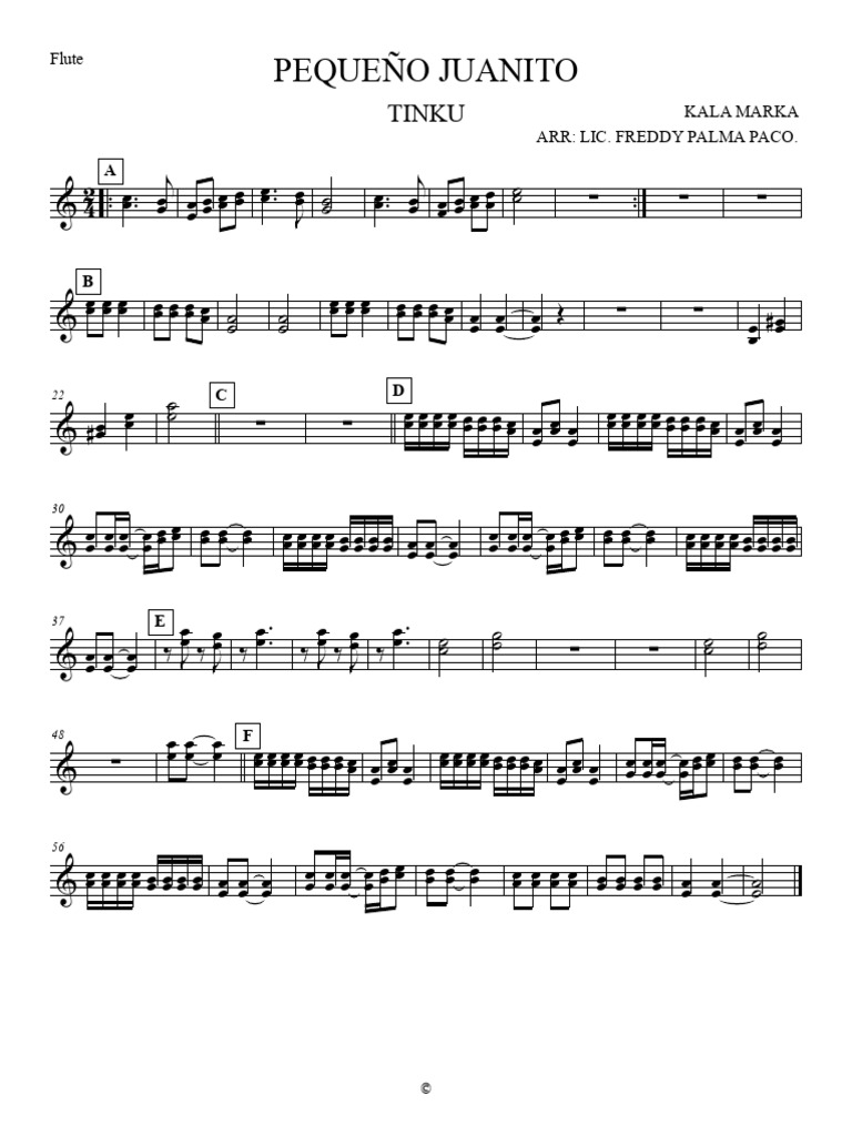 Pequeño Juanito FLAUTA DULCE | PDF