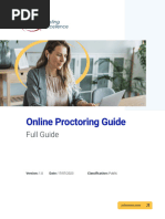Moodle Proctoring Guide for MCQs | PDF