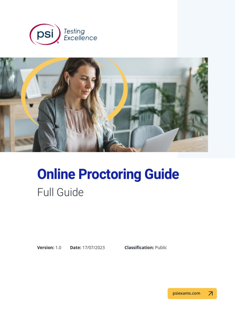 PM Online Proctoring Full Guide | PDF | Identity Document | Information Technology