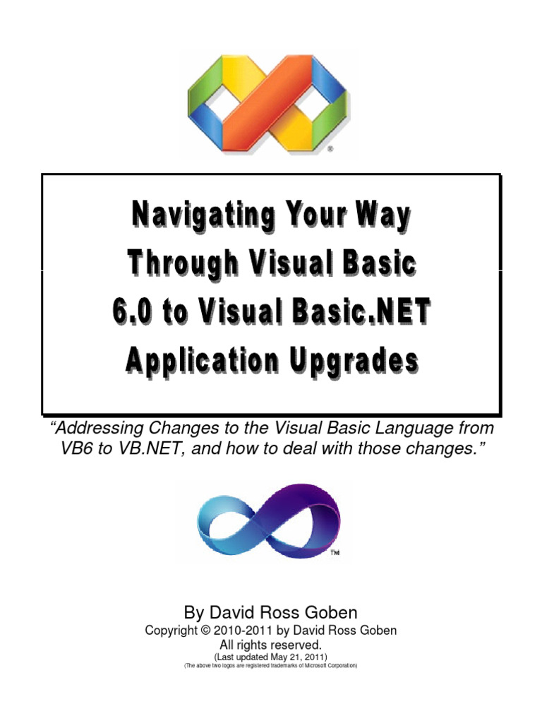 Navigating Your Way Through Visual Basic 6.0 To Visual Basic - NET ...