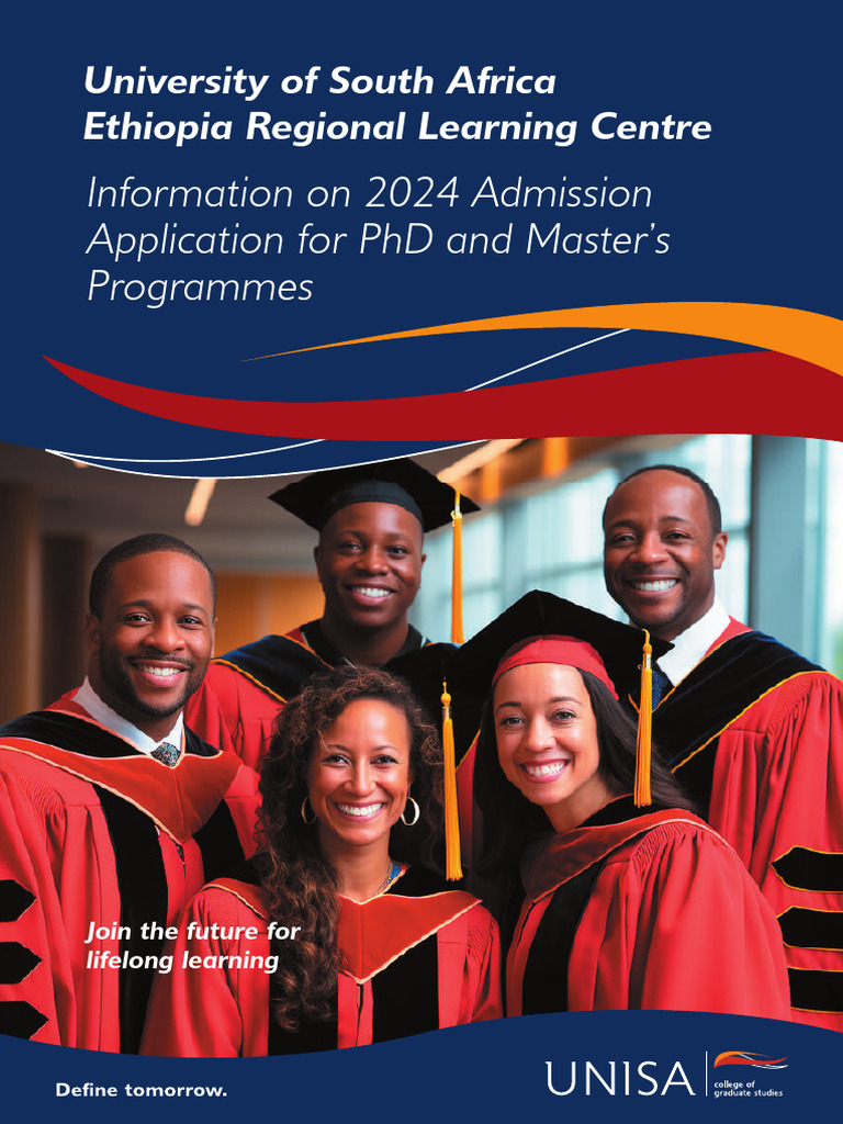 Unisa Ethiopia Admission Brochure | Download Free PDF | Academic Degree ...