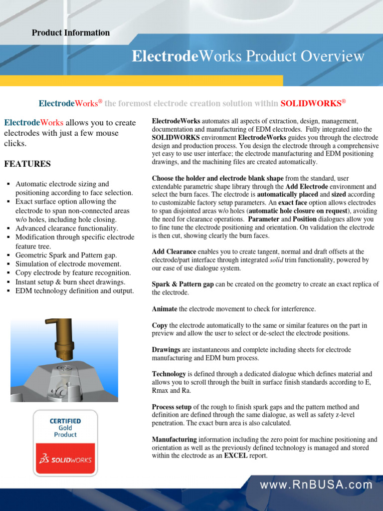 Electrode Works 31416 | PDF