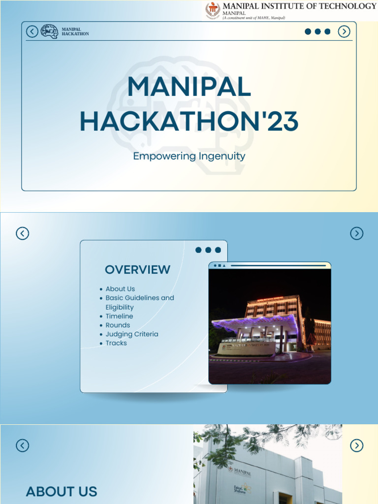 Manipal Hackathon 2023 Brochure | PDF | Marketing | Target Audience