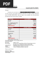 Isuzu QLR77E Vehicle Quotation | PDF | Finance & Money Management | Law