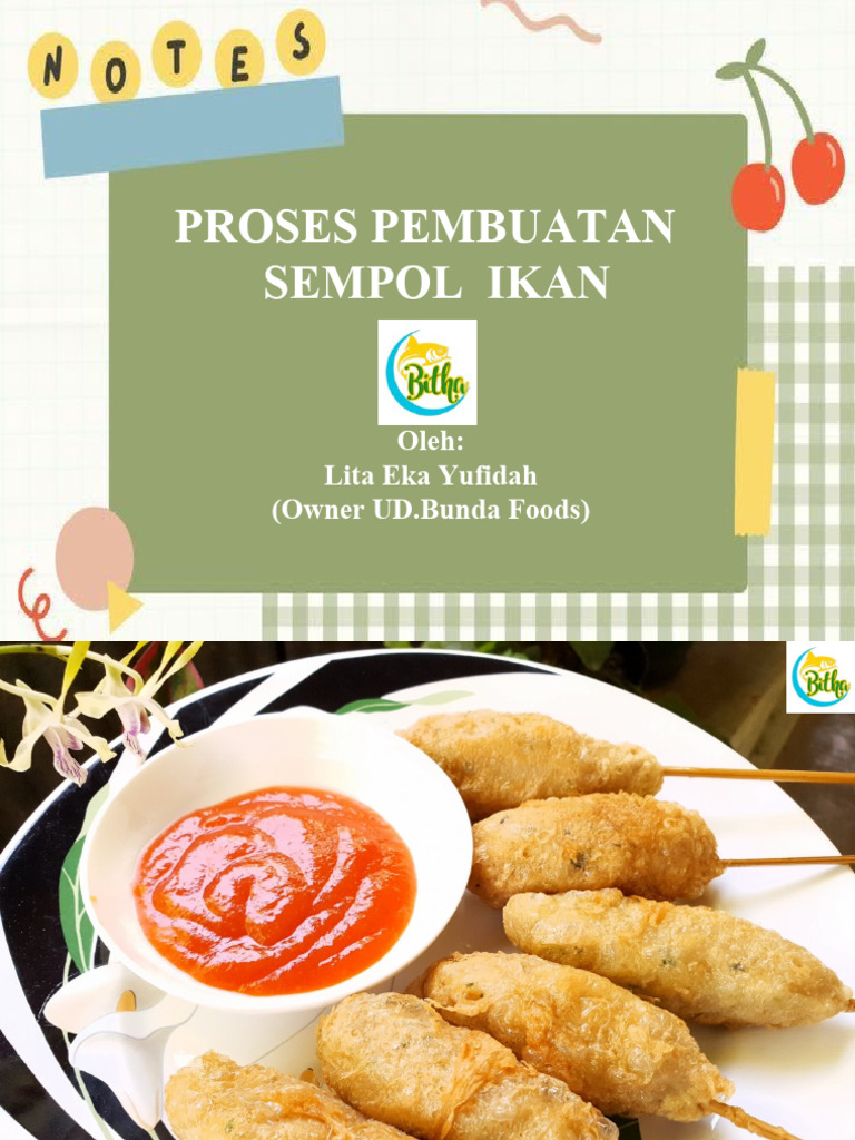 Proses Pembuatan Sempol Ikan | PDF