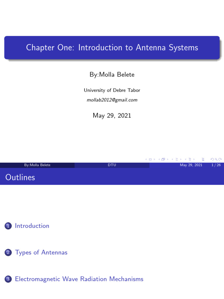 Presentation 1 | PDF | Antenna (Radio) | Radio