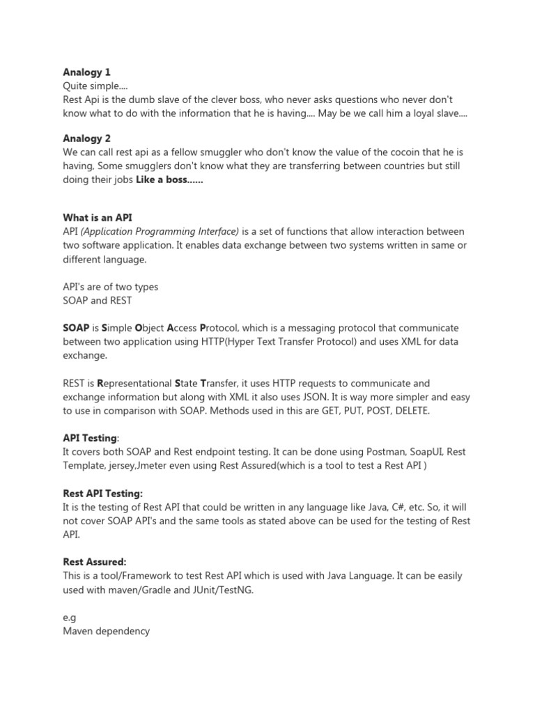 REST Restful RestAssured RestClient | PDF | Representational State ...
