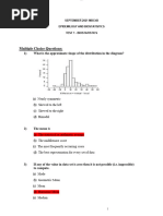 Biostatistics - Multiple Choice Questions | PDF | Sensitivity And Specificity | Correlation And ...