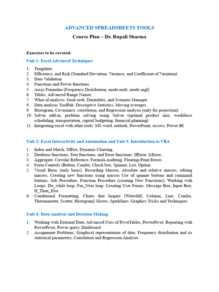 AST List of Exercises | PDF