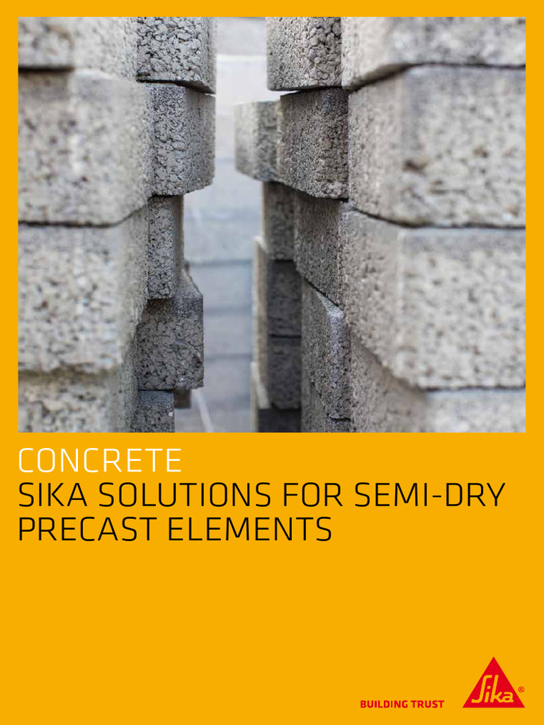 Glo Concrete Semi Dry Precast Part1 | PDF | Concrete | Precast Concrete