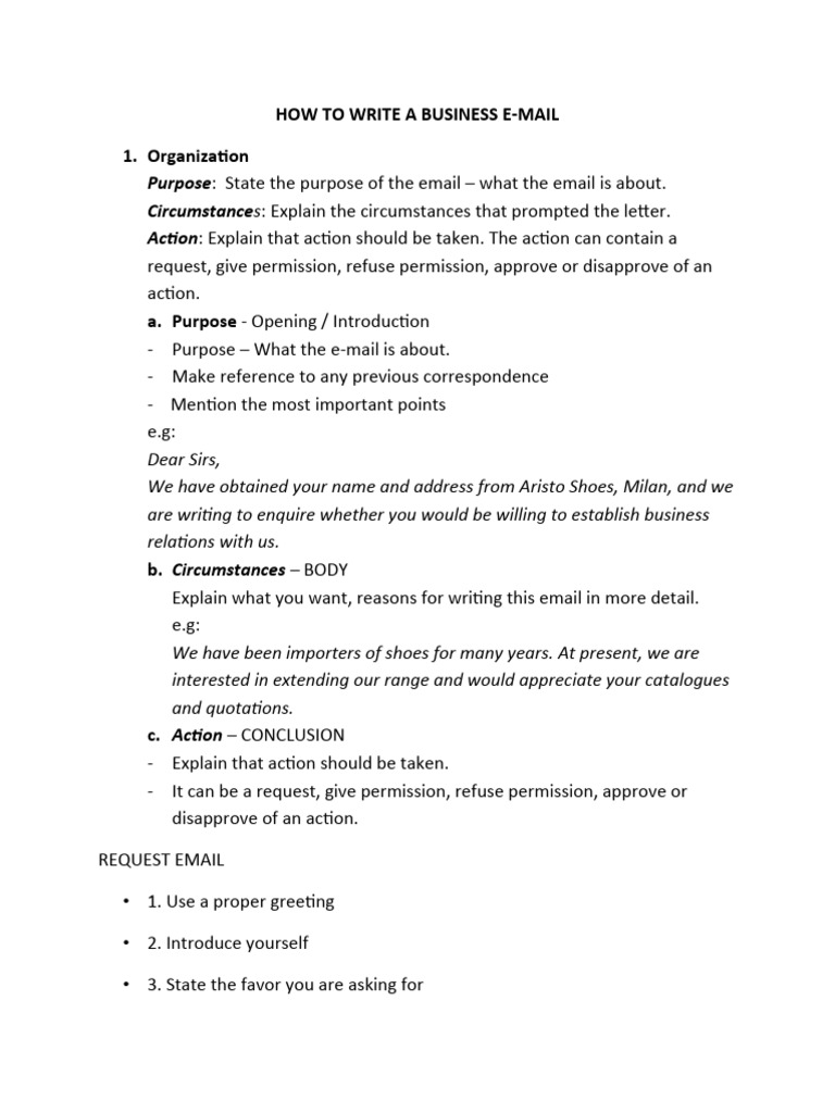 Writing Effective Business Emails | PDF