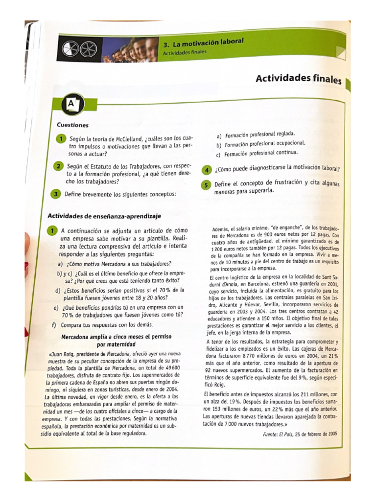 Actividades Finales | PDF
