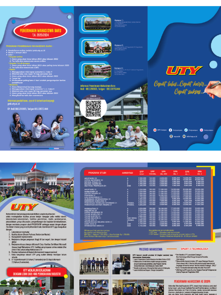 Brosur UTY 2023 2024 | PDF