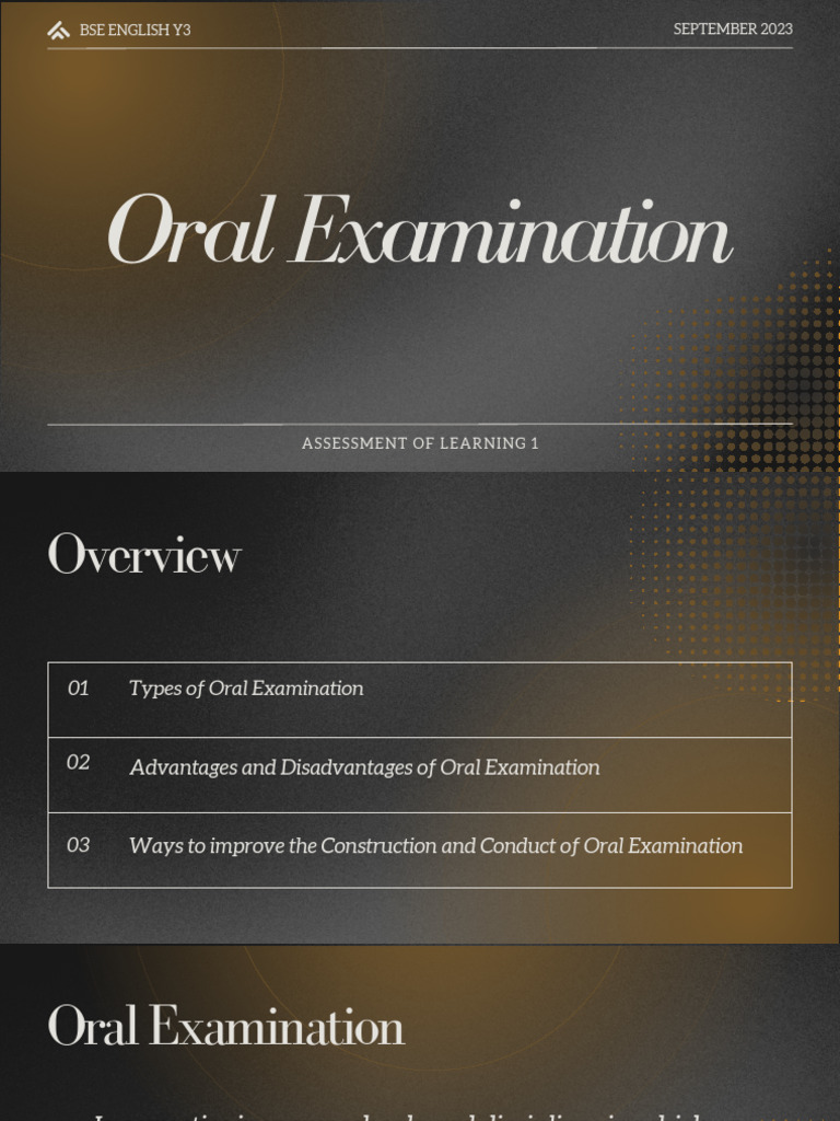 Oral Examination | PDF | Thesis | Cognitive Science