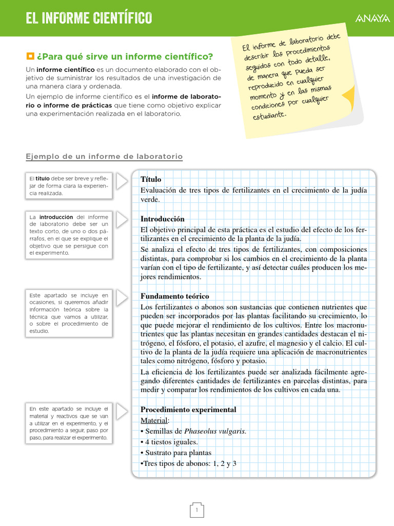 Informe Cientifico | PDF