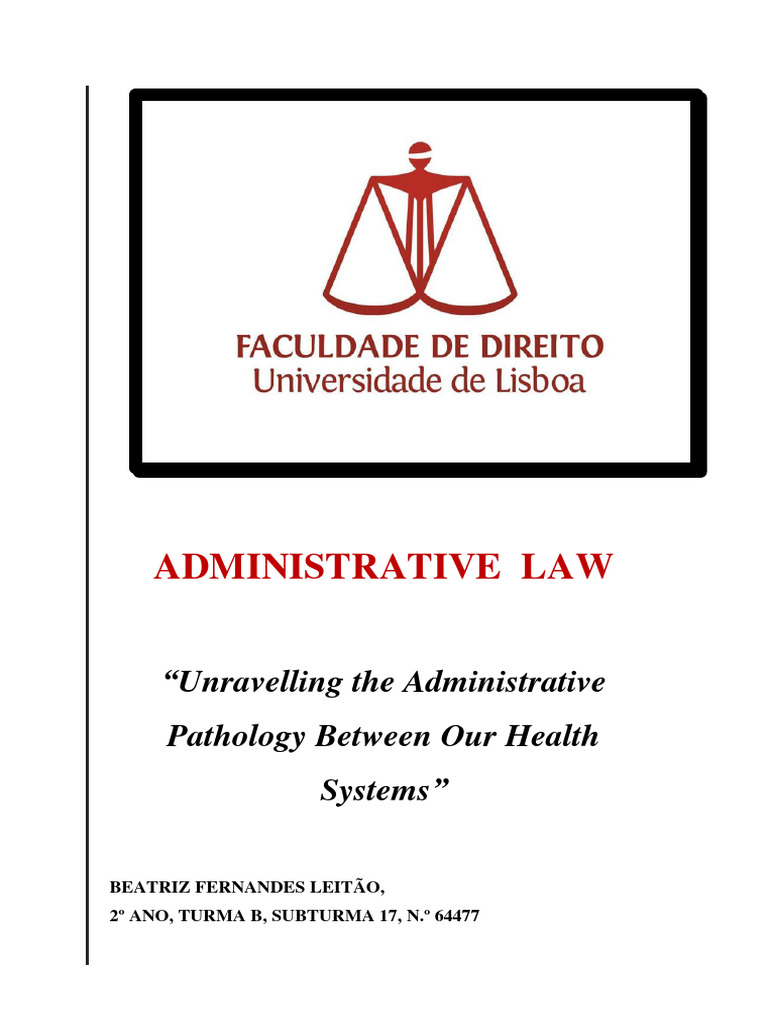 Beatriz Leitao Unravelling The Administrative Pathology Between Our ...
