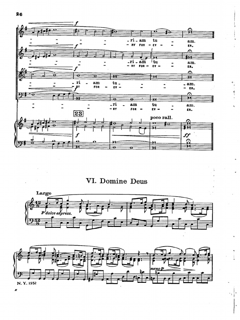 Domine Deus - Vivaldi | PDF