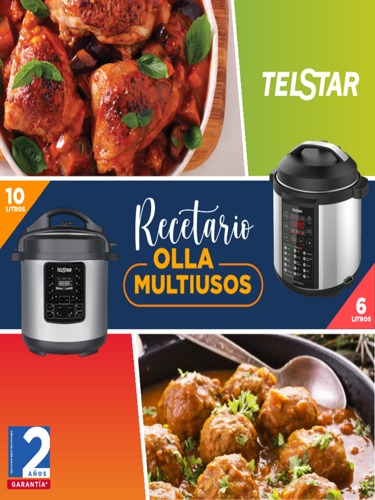 Recetario Ollas Multiuso | PDF