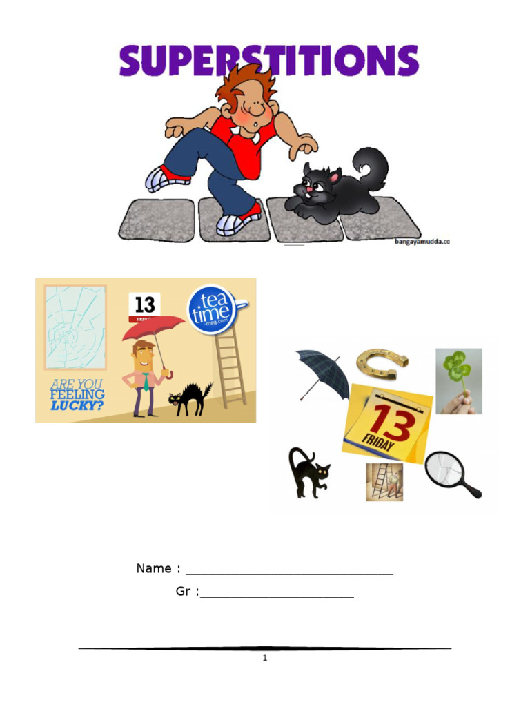 Superstition Document | PDF | Superstitions | Luck