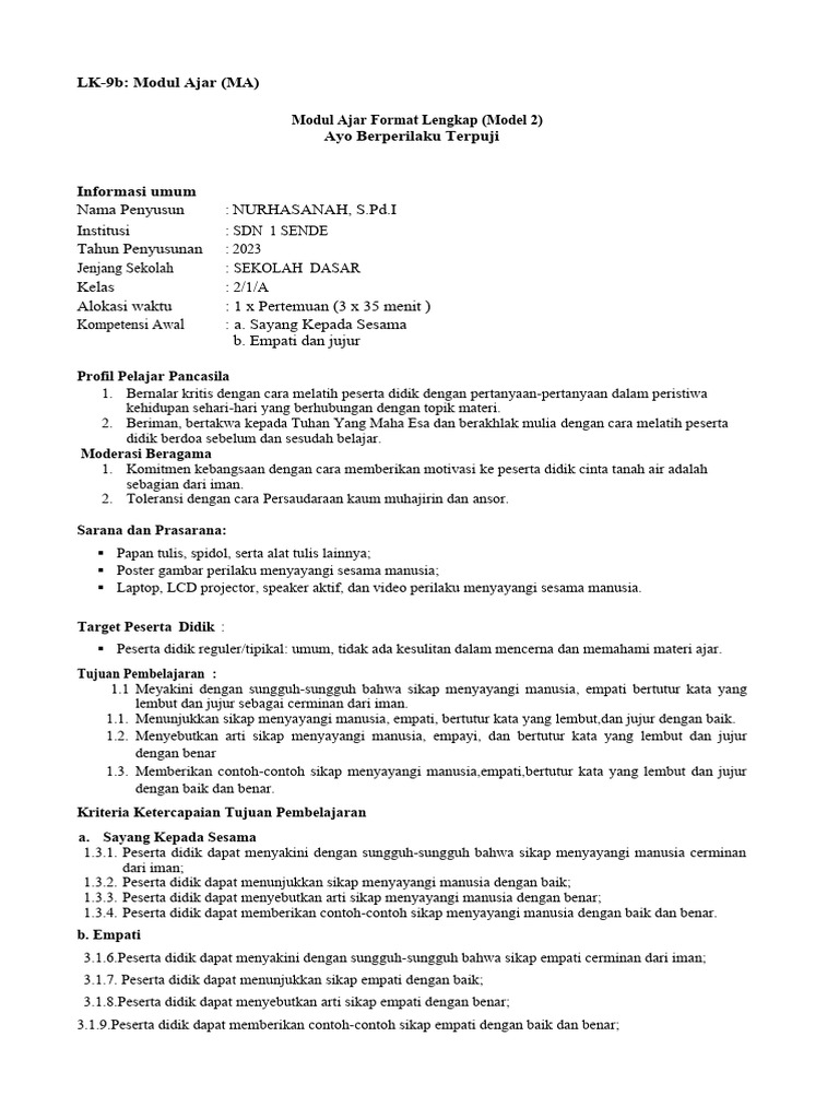 PPL Modul Ajar Ii | PDF