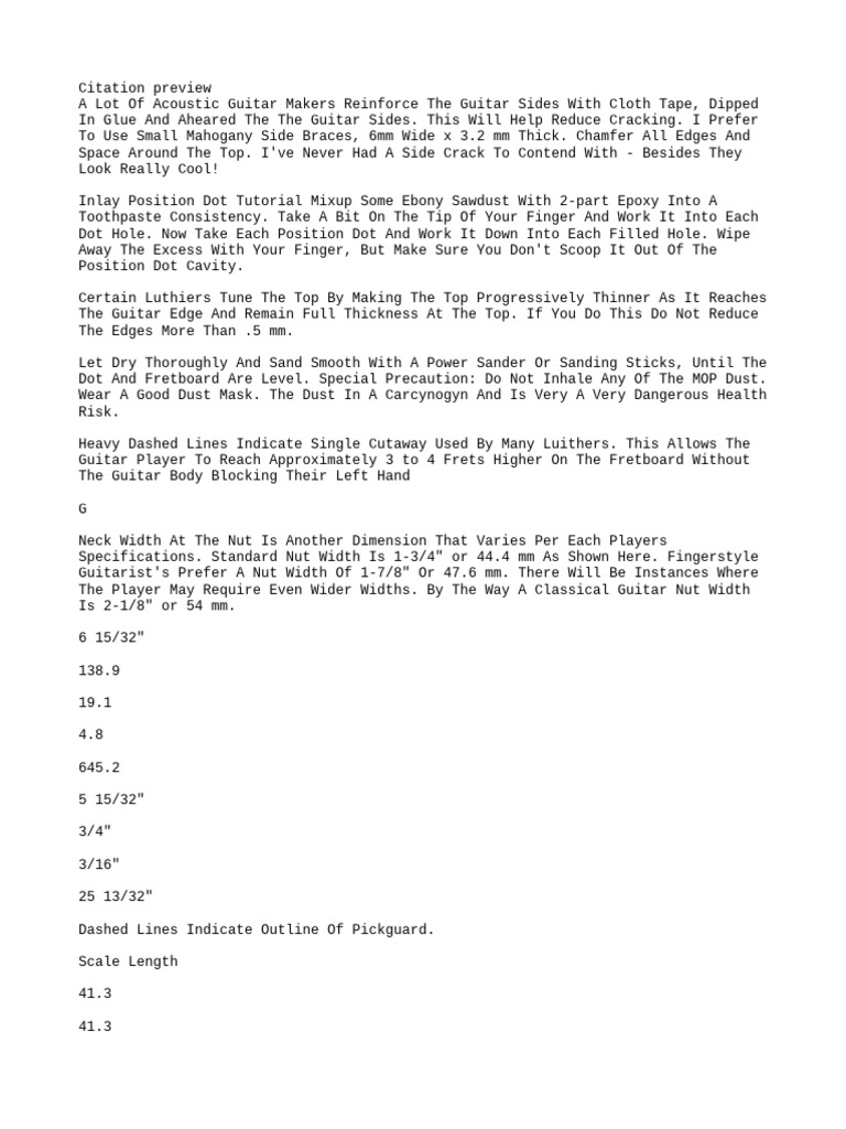 Guitar Pdf Guitars Music Technology