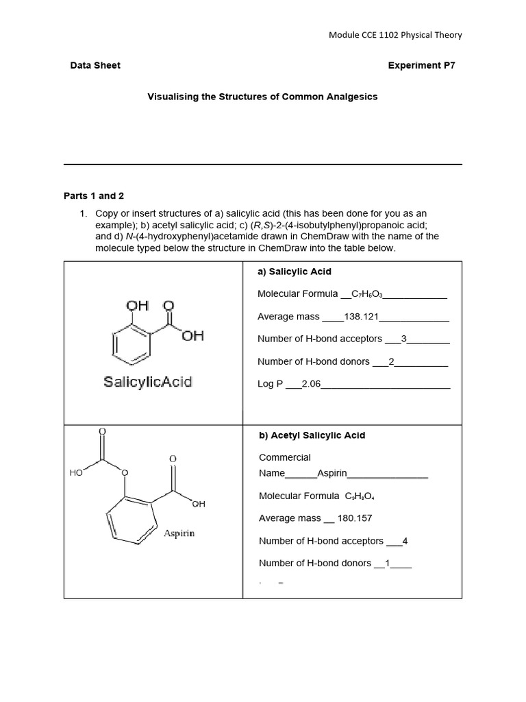 Practical 7 Postlab Report | PDF | Hydrogen Bond | Physical Chemistry