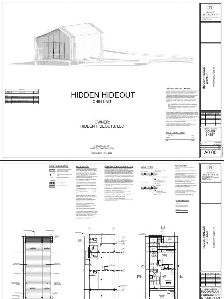 12.19.2022 - Hidden Hideout - Chin Unit - Progress Set | PDF | Roof ...