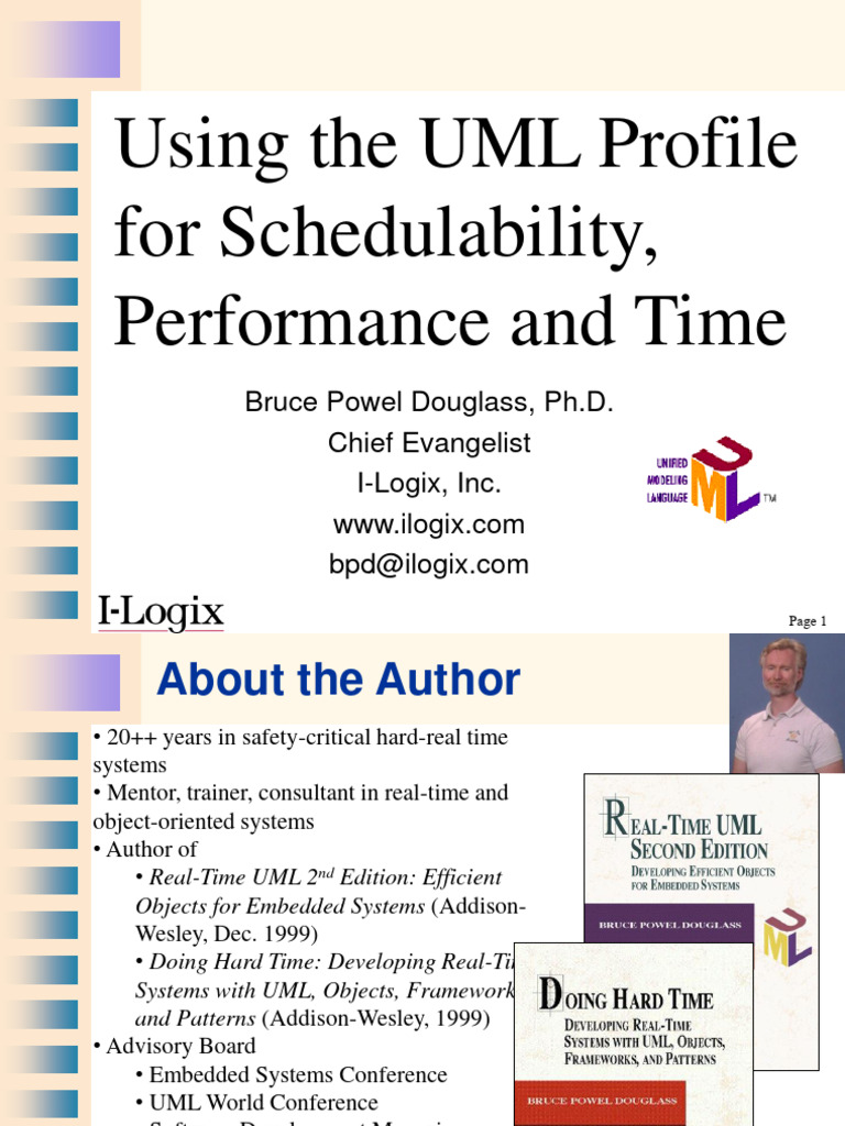 Using The UML Profile For Schedulability, Performance and Time | PDF | Unified Modeling Language ...