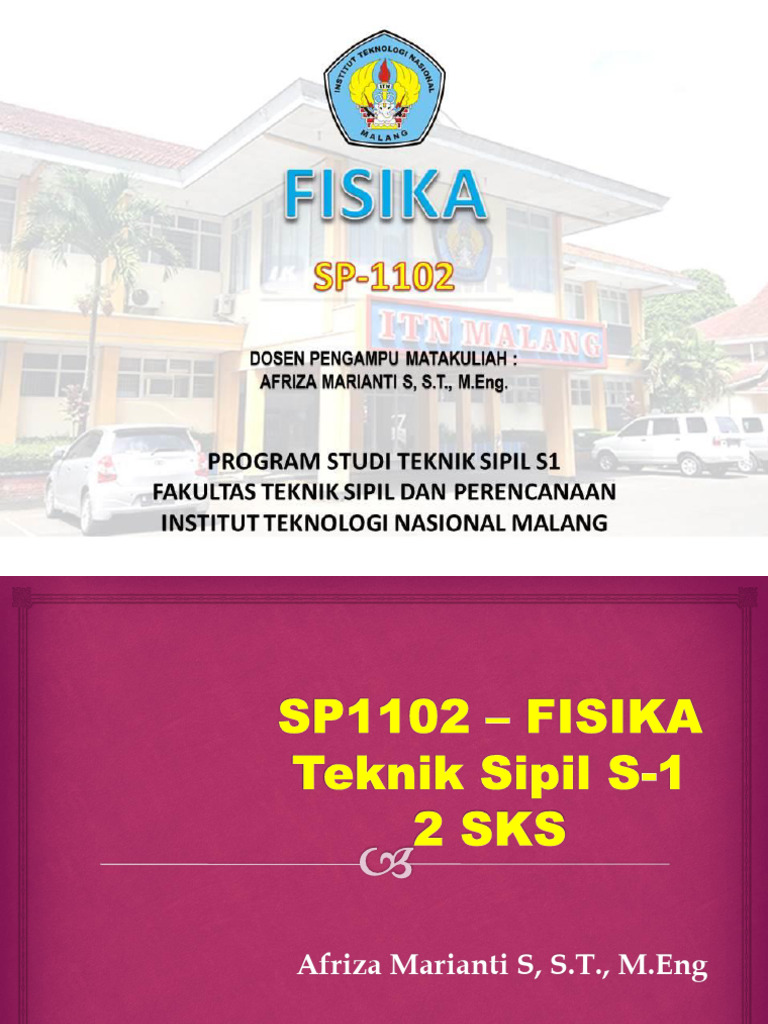 Fisika untuk Teknik Sipil | PDF