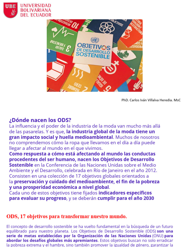 Ods Todos | PDF | Sustentabilidad | Contaminación