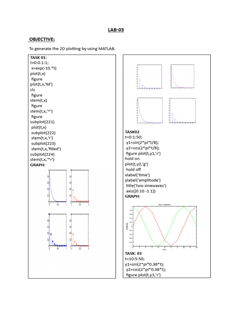 Matlab 3 1 Pdf Scientific Method Data Management 