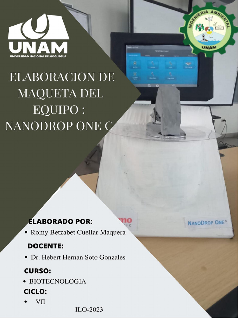 Nanodrop One C | PDF | Proteínas | Laboratorios