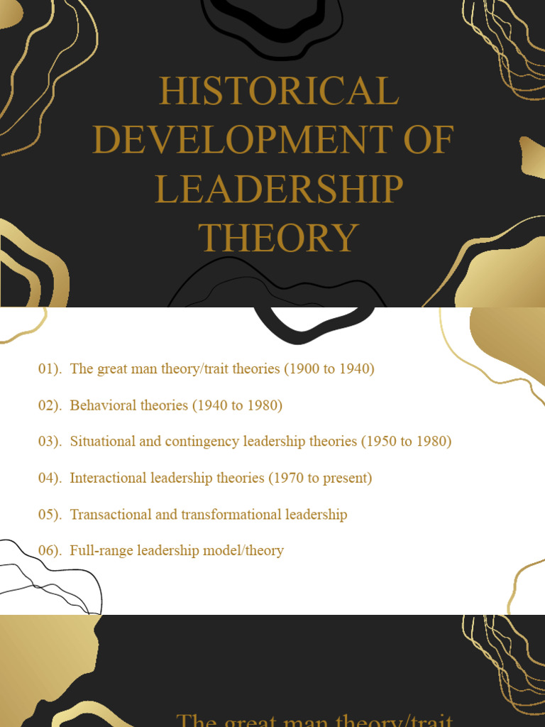 Evolution of Leadership Theories | PDF | Leadership | Transformational ...
