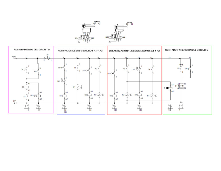 Circuito Practica PLC | PDF