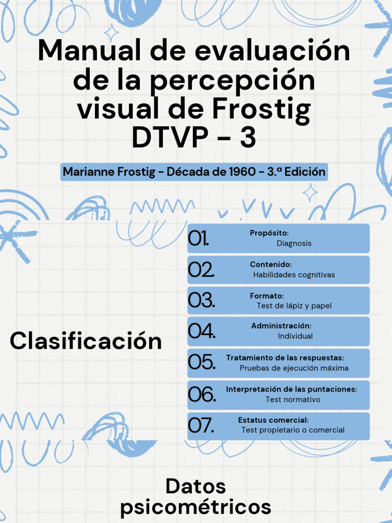 Manual Frostig - 20231026 - 090133 - 0000 | PDF | Validez (Estadísticas ...