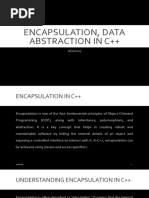 Encapsulation Part 1 | PDF | Class (Computer Programming) | C++