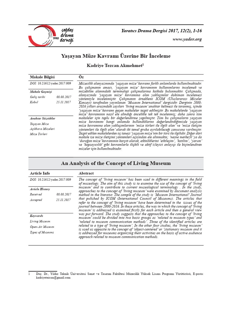 Ya - Ayan M - Ze Kavram - Zerine Bir - Nceleme (#876480) - 1563455 | PDF