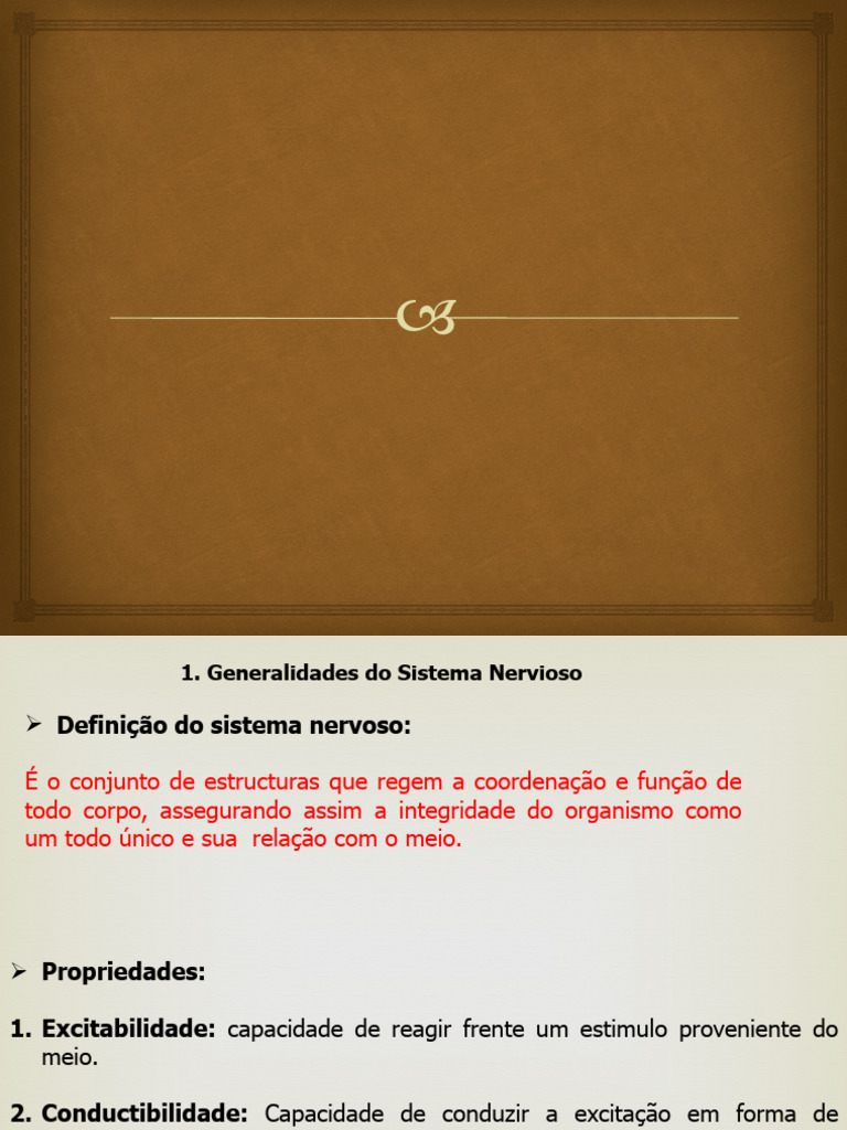 .Sist Nervoso Generalid e Tecido Nerv - 1621716062000 | PDF