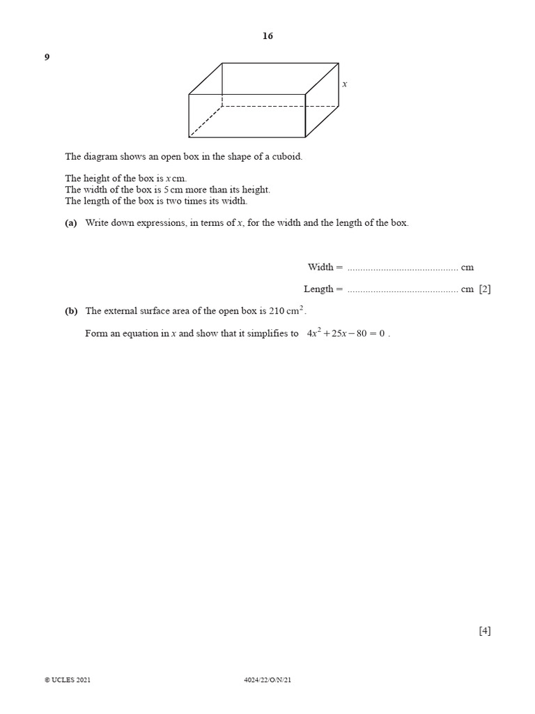 Quadratic Equation Questions | PDF