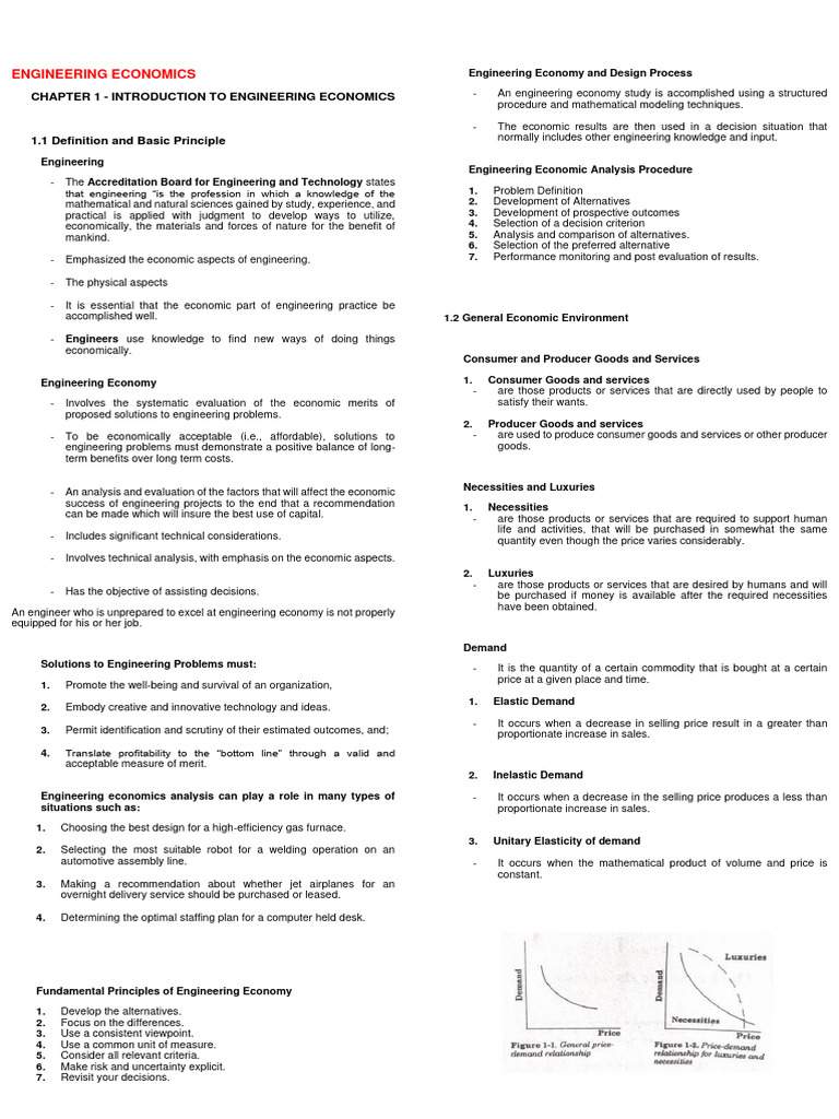 ENGINEERING-ECONOMICS Reviewer Abreu | PDF | Depreciation | Interest