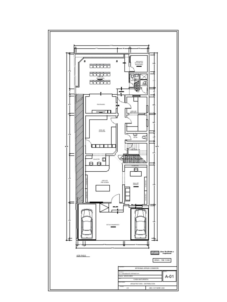 Plano Arquitectura A1 | PDF