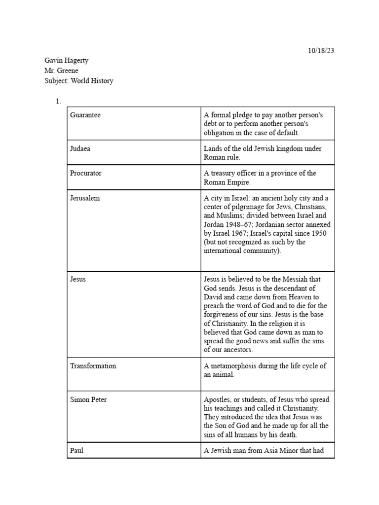 Chapter 5 Section 4 World History Pdf Jesus Paul The Apostle