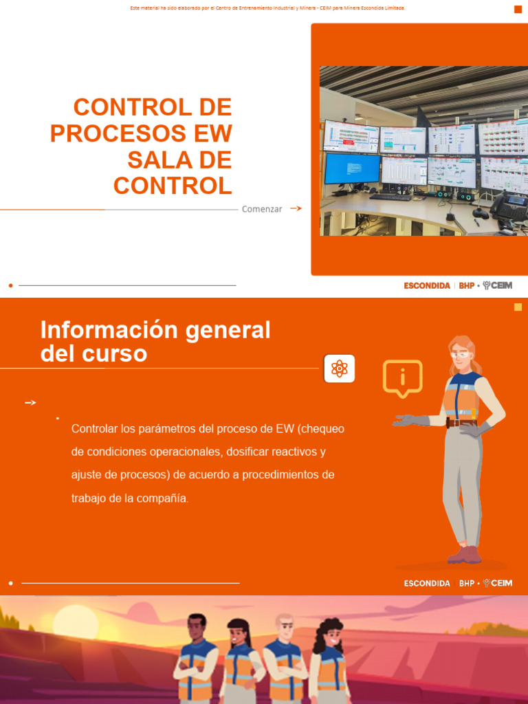 Control de Procesos en EW: Curso CEIM | PDF | Finanzas y dinero ...