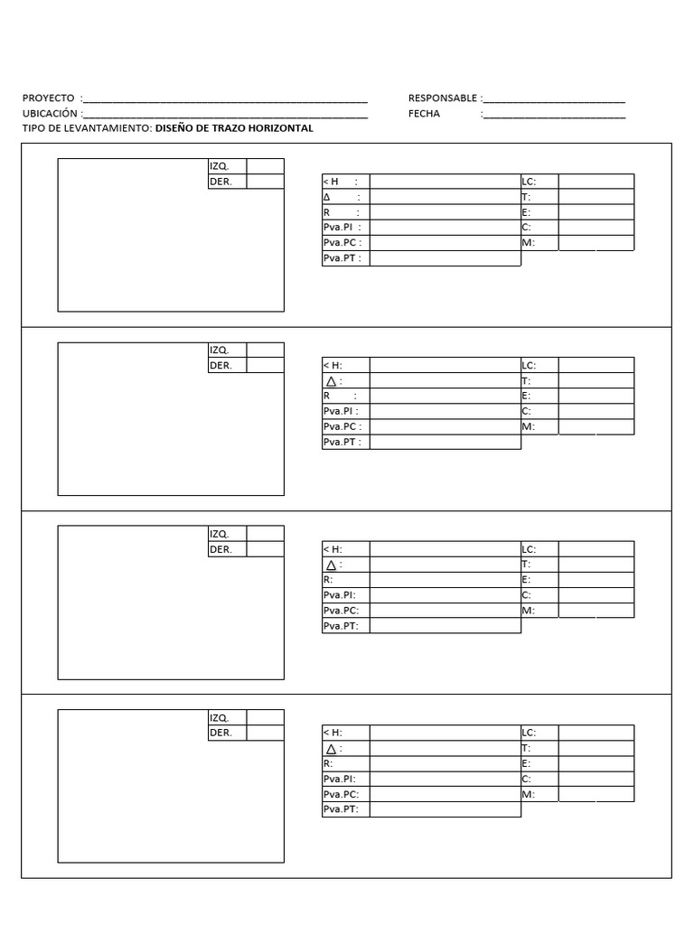 Diseño de Trazo Horizontal | PDF