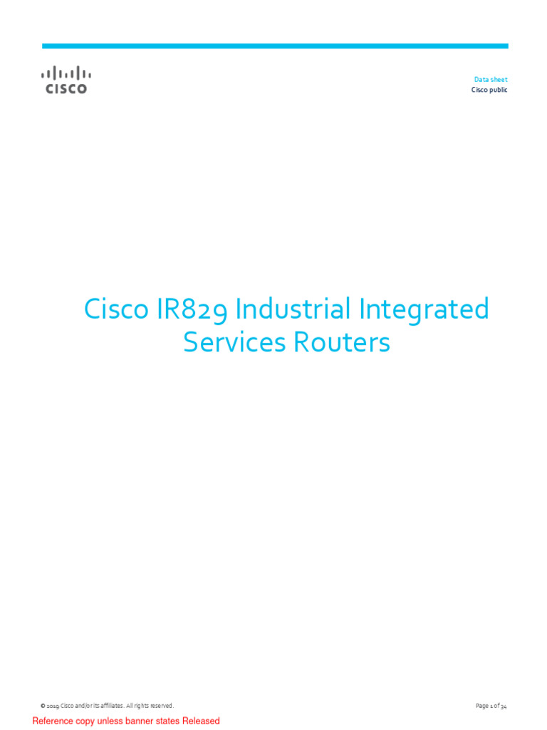 Manual Cisco Router IR829 | PDF | Computer Network | Wireless Lan