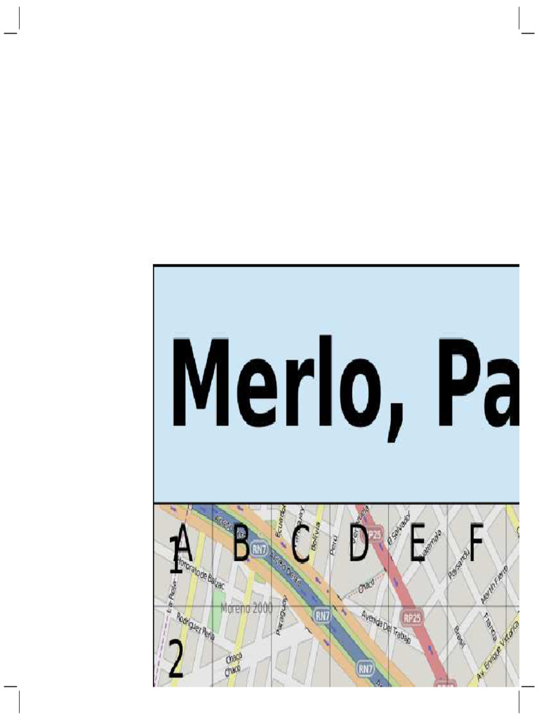Mapa Mural Merlo | PDF